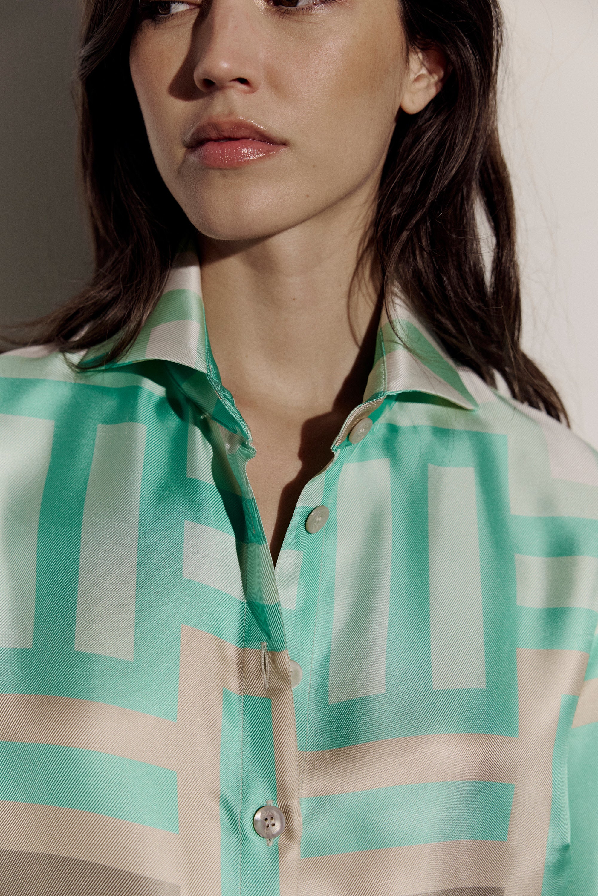 Labyrinth printed shirt – Franck Namani