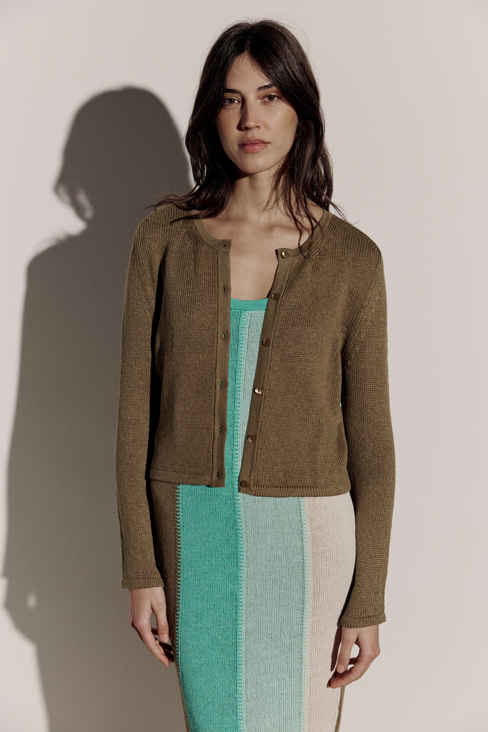 Short knitted cardigan – Franck Namani