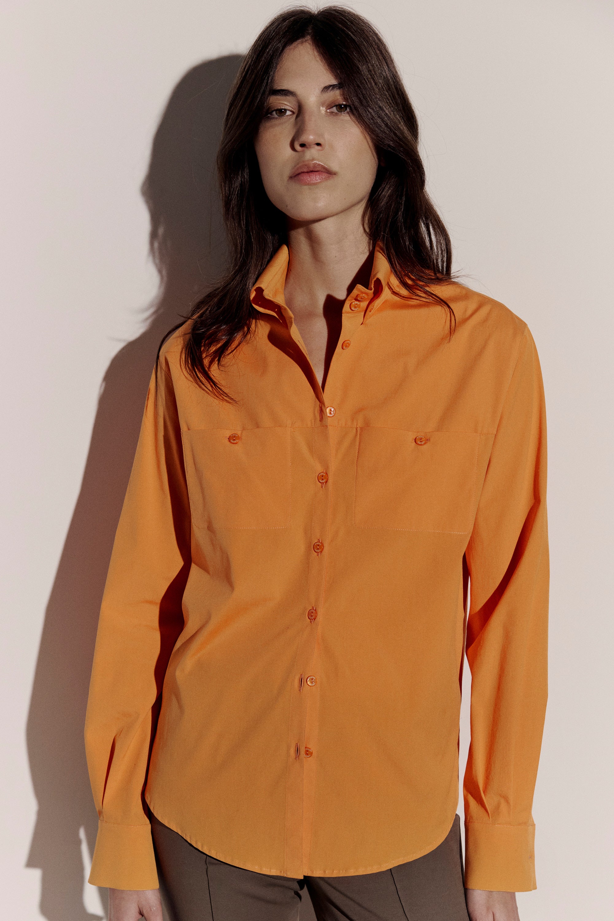 Stretch cotton shirt – Franck Namani